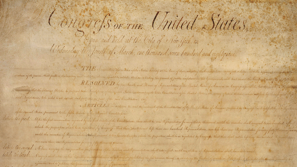 Constitutional Amendments 1-10: The Bill of Rights | SoundVision.com